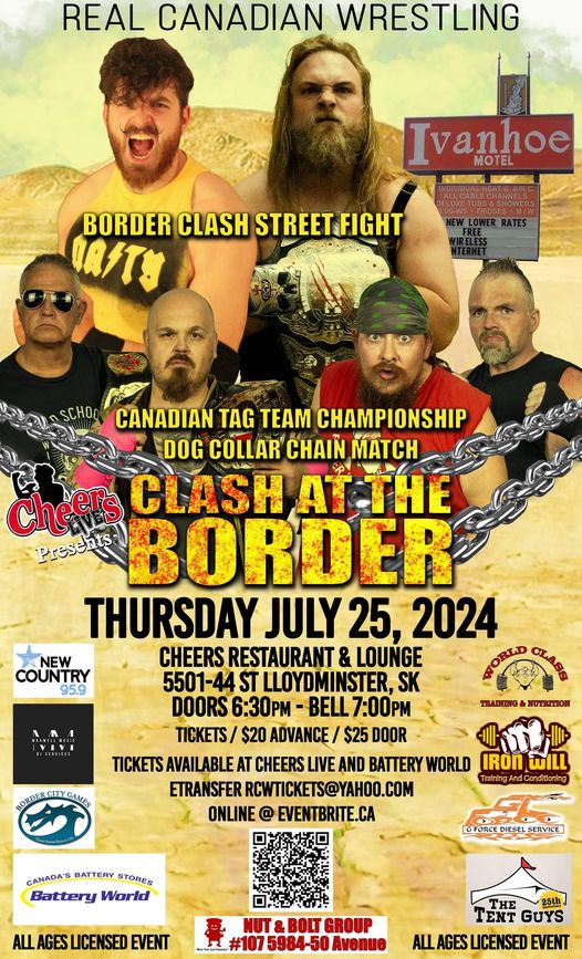 Resultados Real Canadian Wrestling 25 de julio 2024 | Clash at the Border