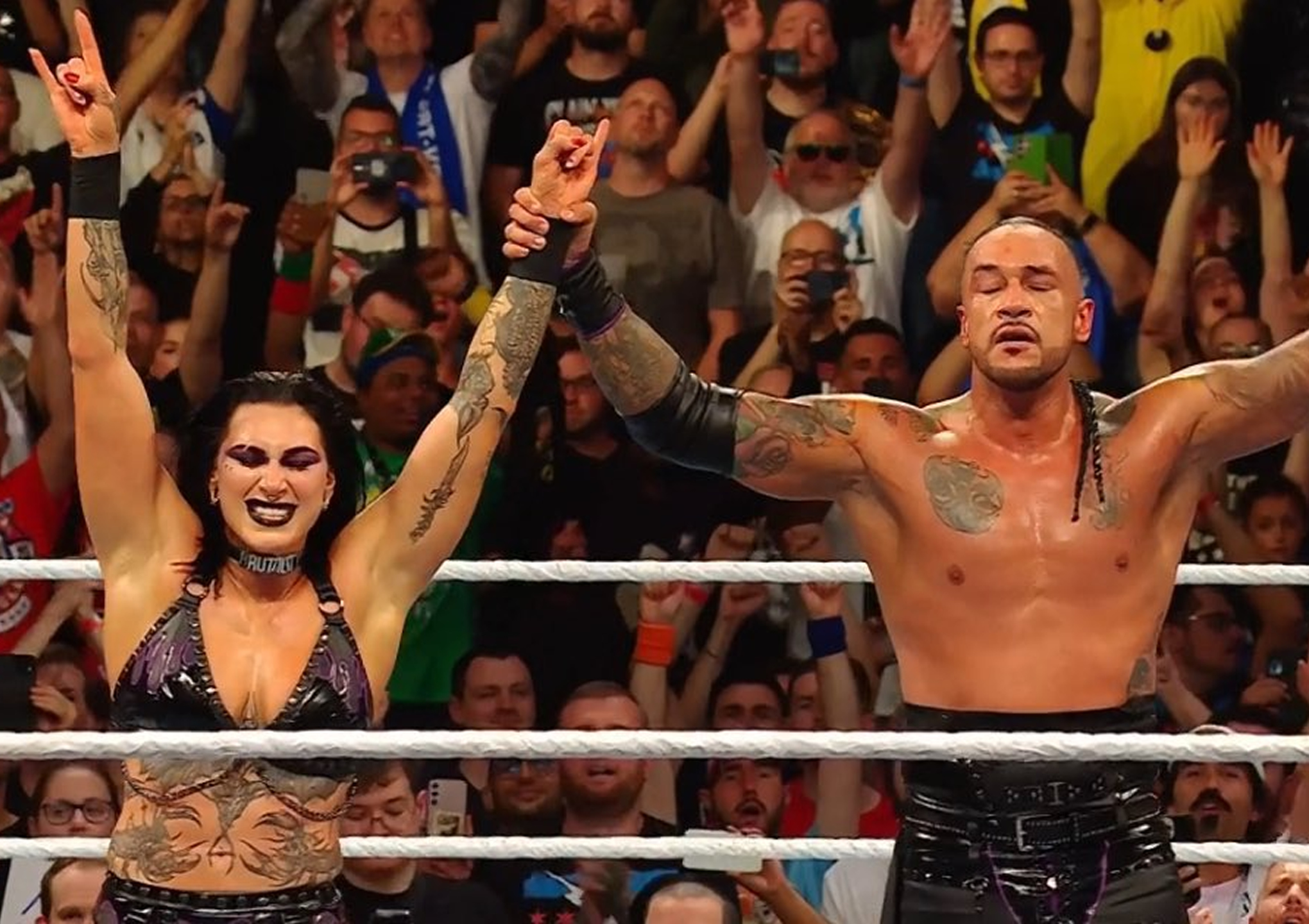 Damian Priest y Rhea Ripley derrotaron a Dominik Mysterio y Liv Morgan | Superluchas