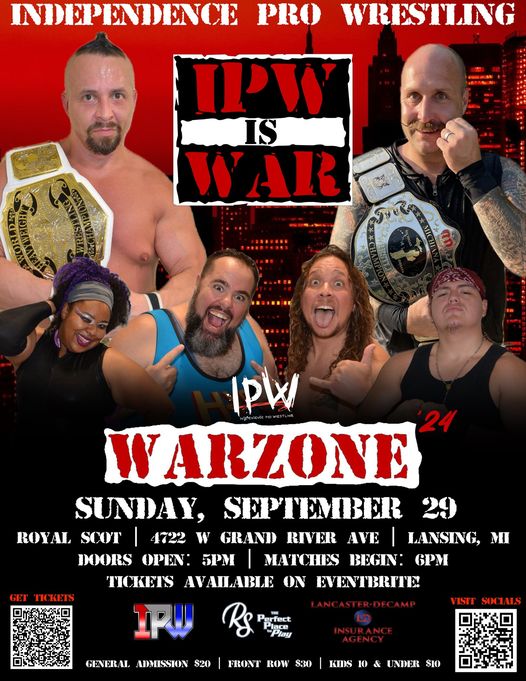 Resultados Independence Pro Wrestling 29 de septiembre 2024 | Warzone