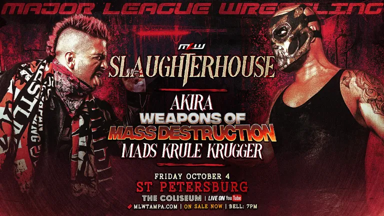 AKIRA vs. Mads Krule Krugger en MLW Slaughterhouse | Superluchas