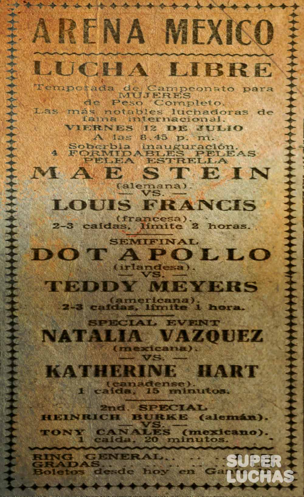 El mito de Natalia Vázquez: La historia de la lucha libre femenil en México