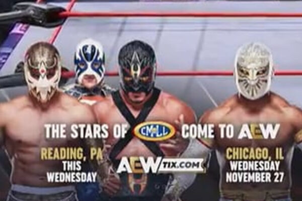 Luchadores del CMLL regresan a AEW Dynamite este miércoles | Superluchas