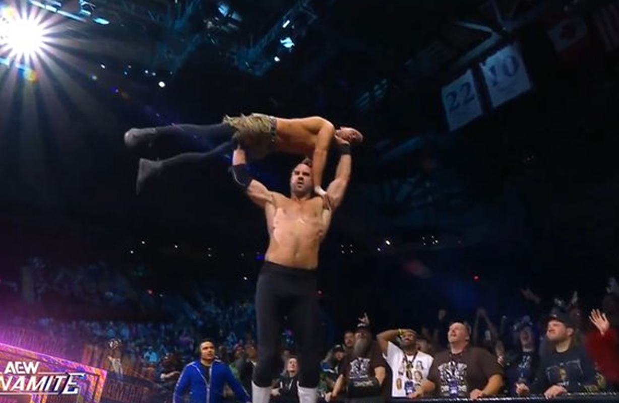 Claudio Castagnoli acabó con un intrepido Darby Allin | Superluchas