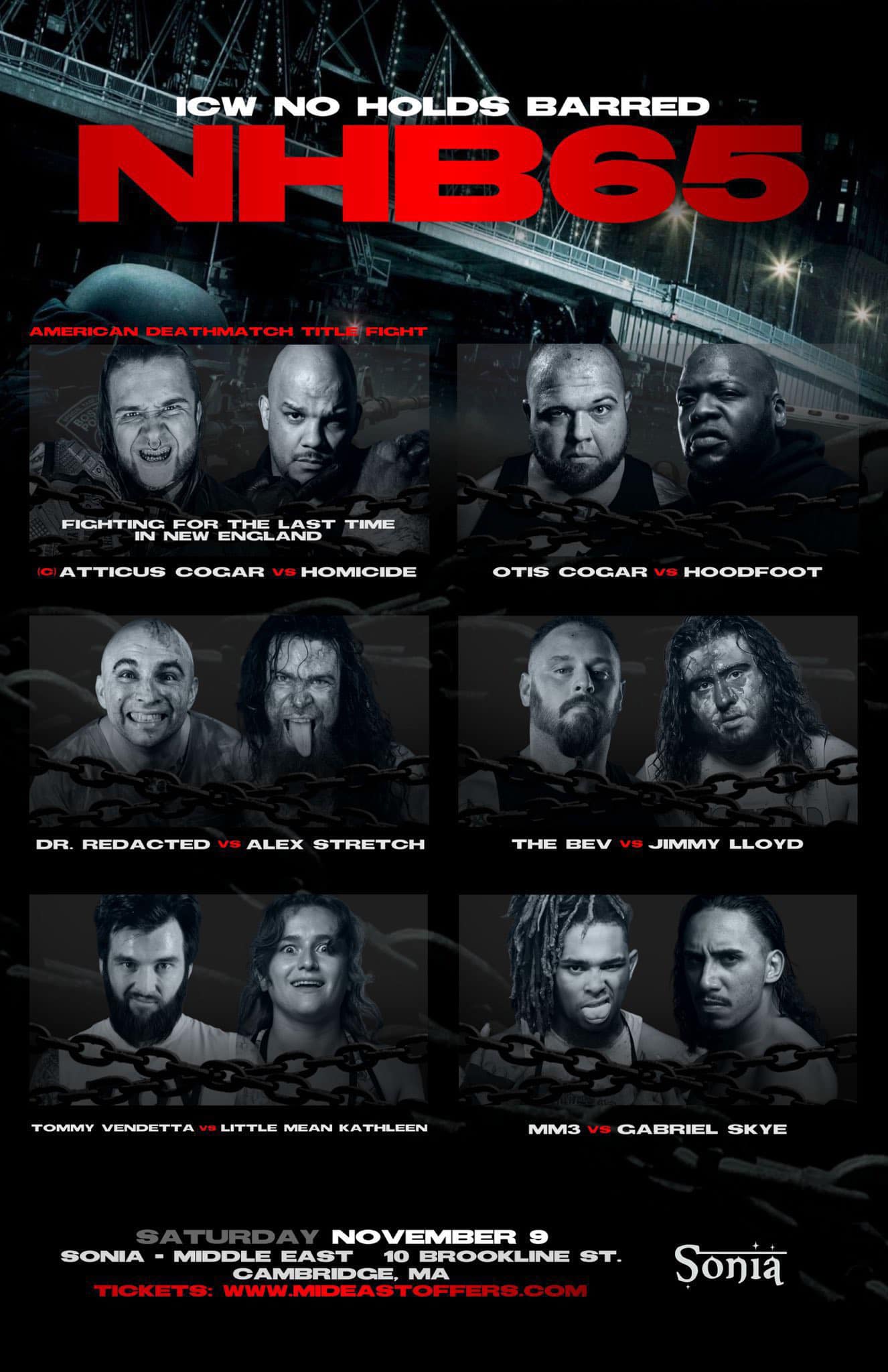 Resultados ICW No Holds Barred 9 de noviembre 2024 | Volume 65