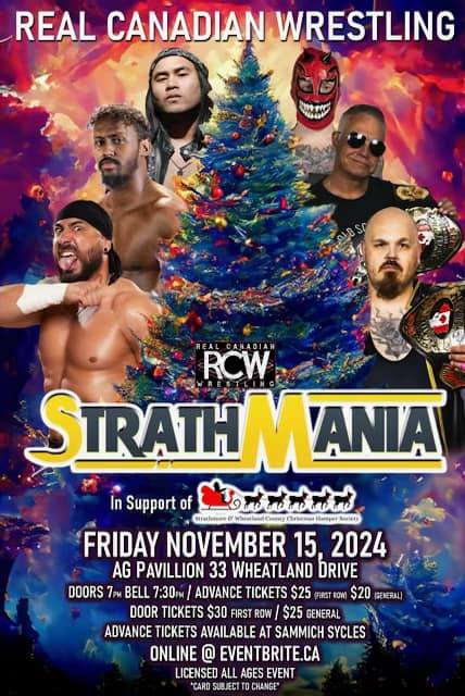 Resultados Real Canadian Wrestling 15 de noviembre 2024 | Strathmania