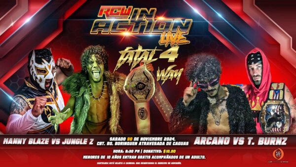 RCW: Acción en vivo éste Sábado en Caguas | Superluchas
