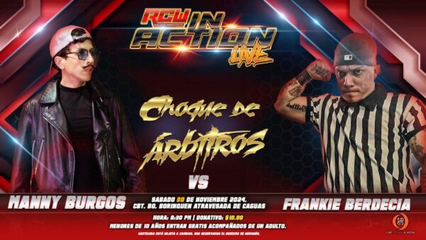 RCW: Acción en vivo éste Sábado en Caguas | Superluchas