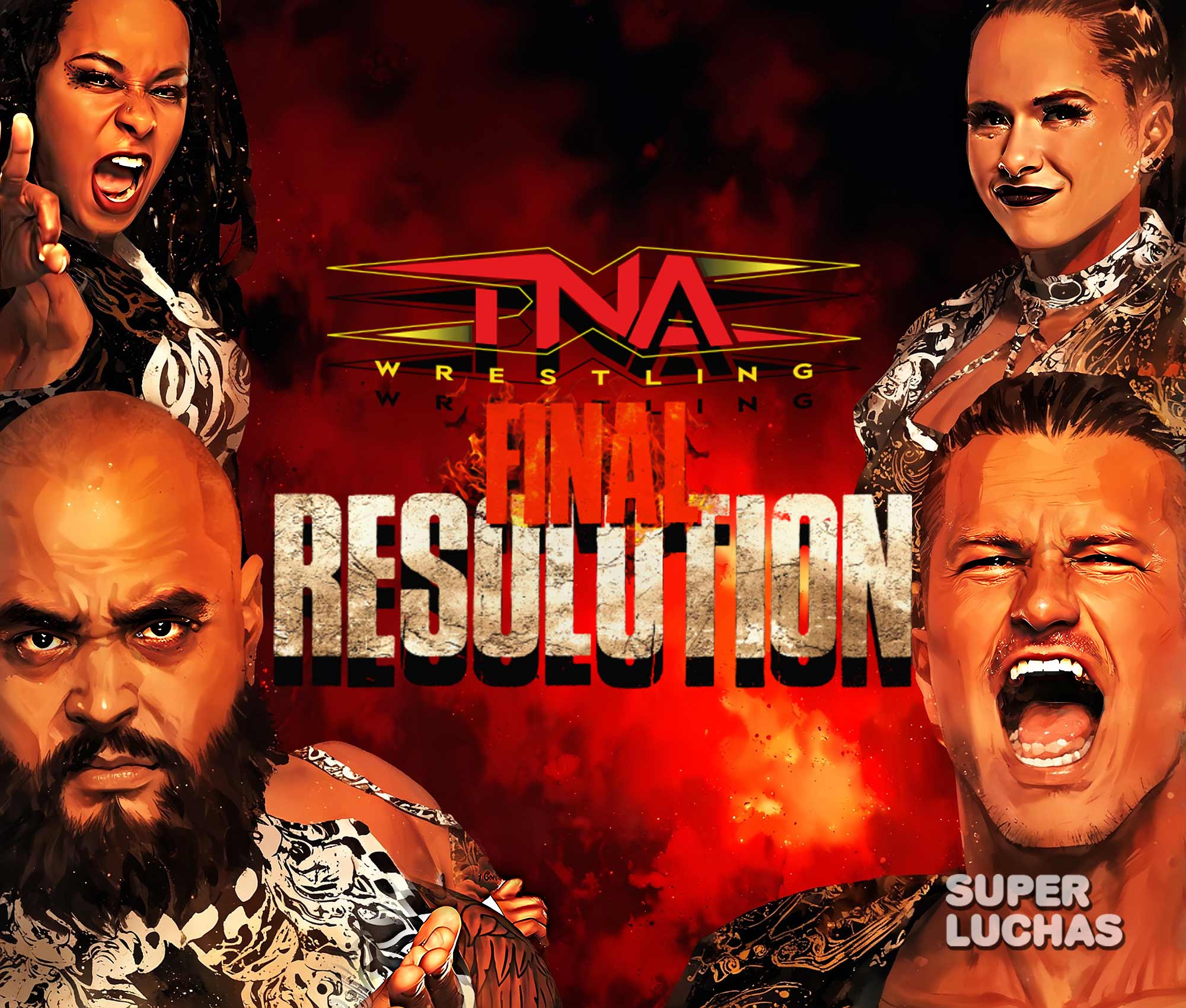 Resultados TNA Final Resolution 2024 | Superluchas