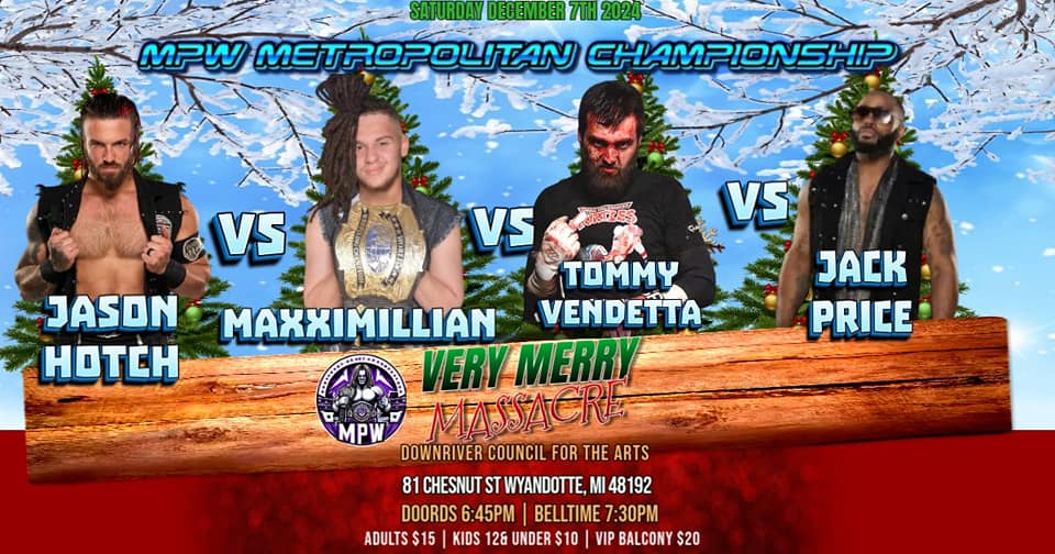 Resultados Metro Pro Wrestling 5 de abril 2024 | Very Merry Massacre