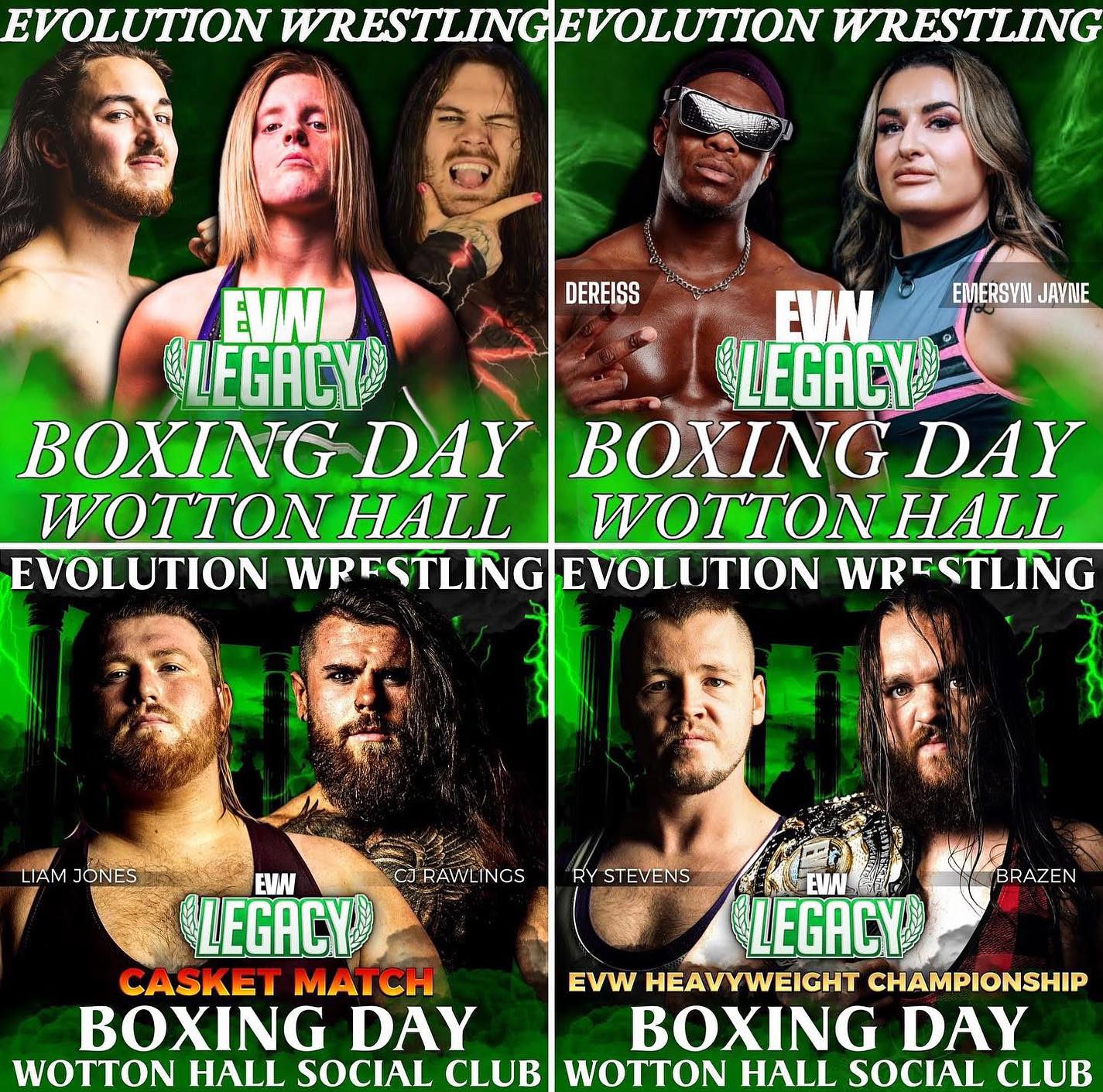 Resultados Evolution Wrestling 26 de diciembre 2024 | Legacy