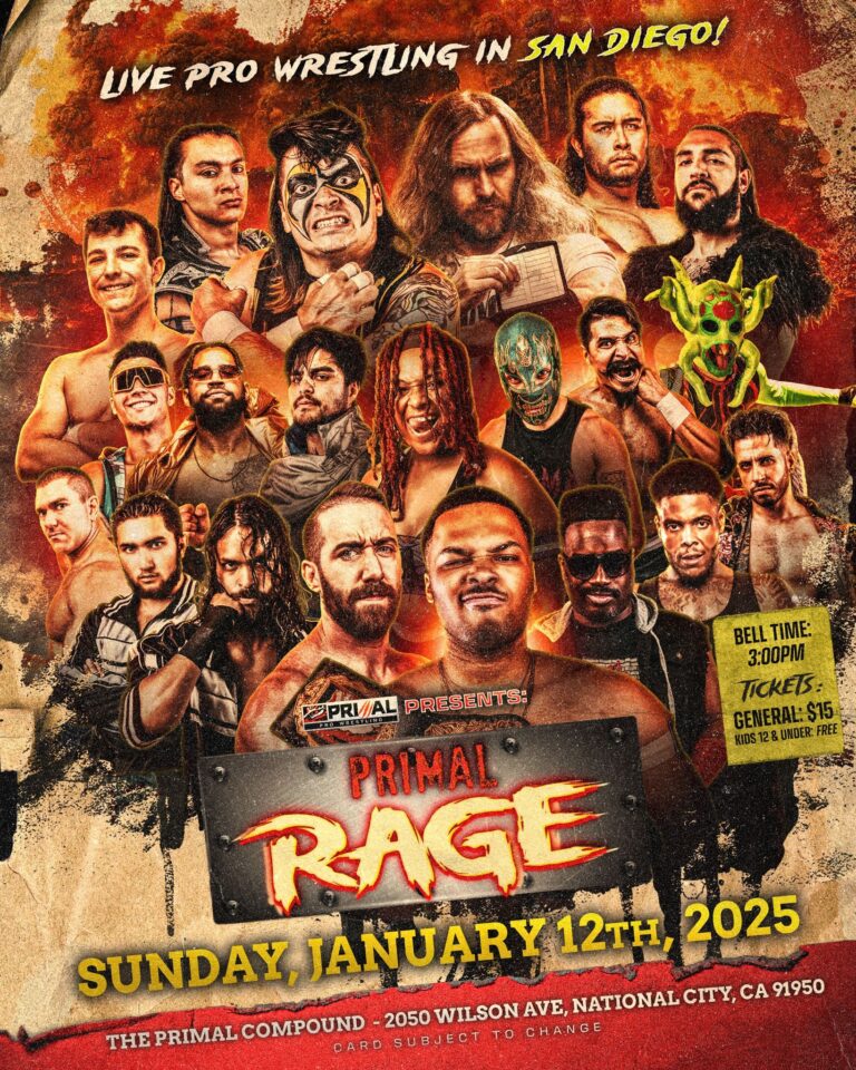 Resultados Primal Pro Wrestling 22 de diciembre 2024 | Primal Rage #4
