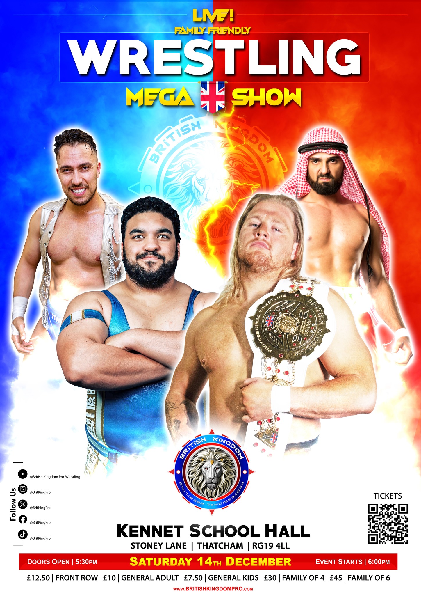 Resultados British Kingdom Pro-Wrestling 14 de diciembre 2024