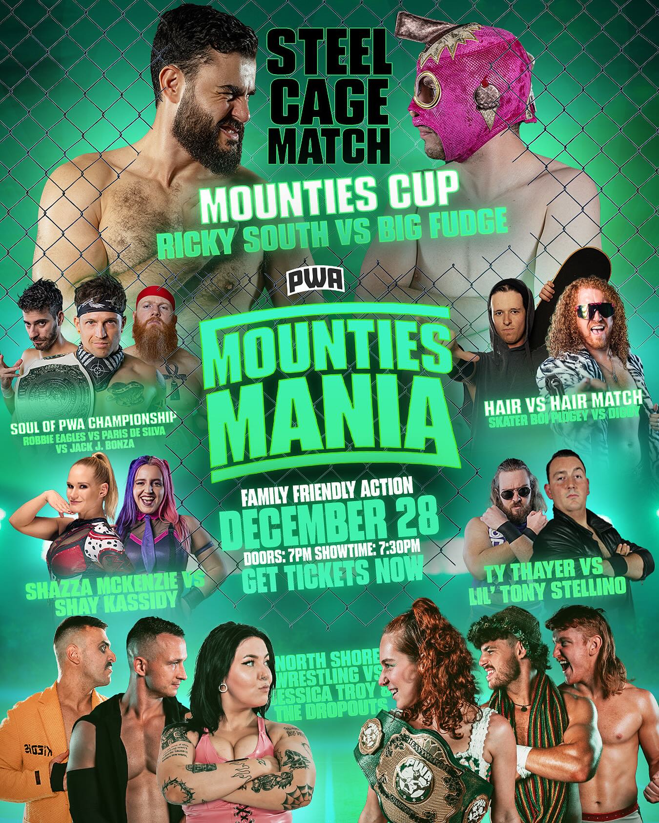 Resultados Pro Wrestling Australia 28 de diciembre 2024 | Mounties Mania