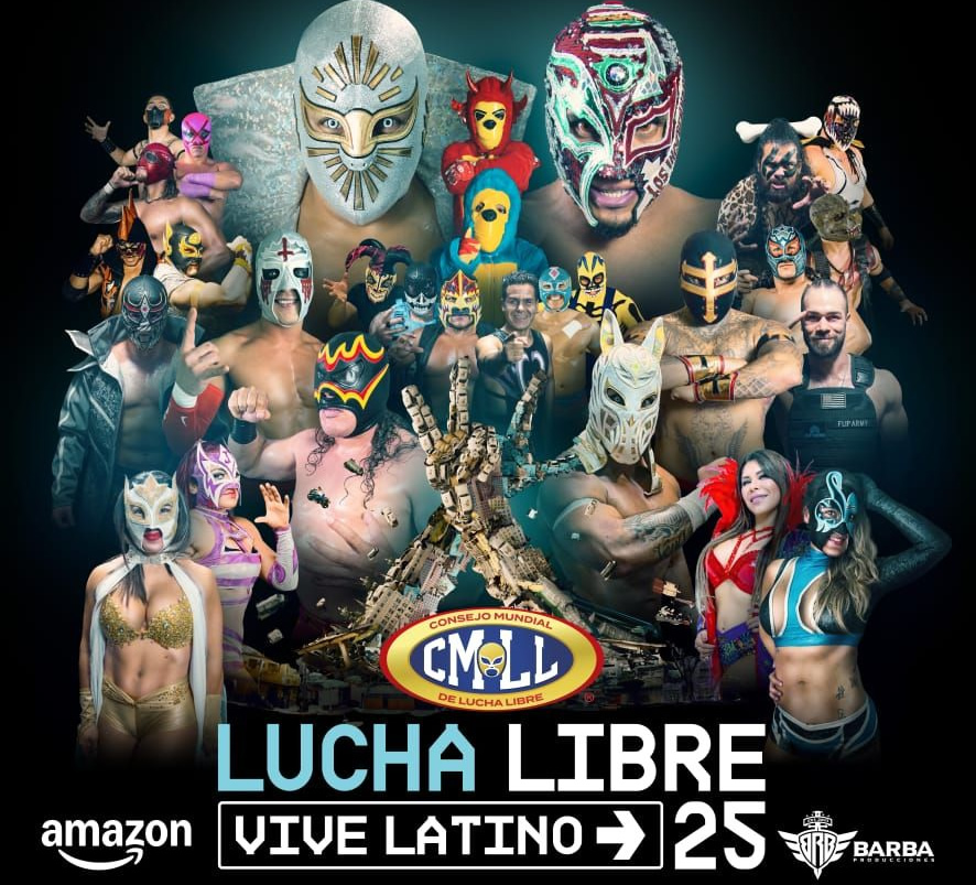 El CMLL presente en el festival Vive Latino 2025 | Superluchas