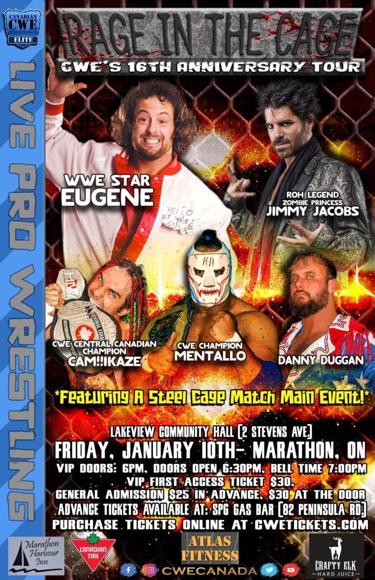 Resultados Canadian Wrestling’s Elite 10 de enero 2025