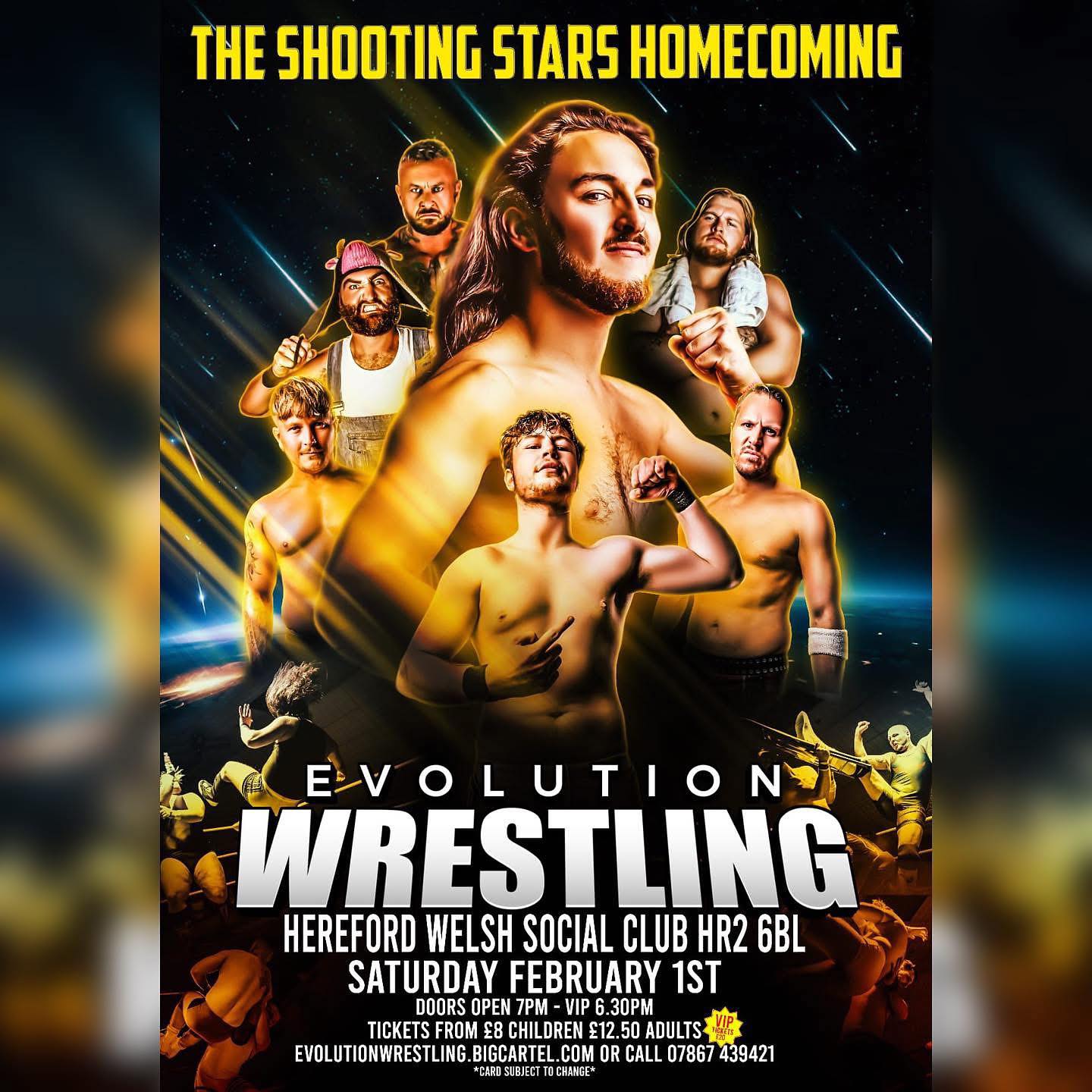 Resultados Evolution Wrestling 1 de febrero 2025 | Live Tour in Hereford