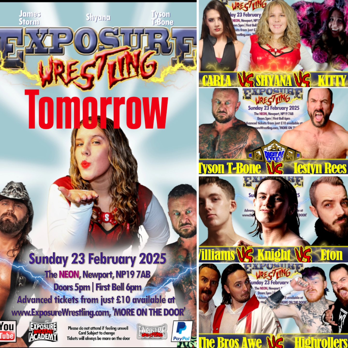 Resultados Exposure Wrestling Entertainment 23 de febrero 2025