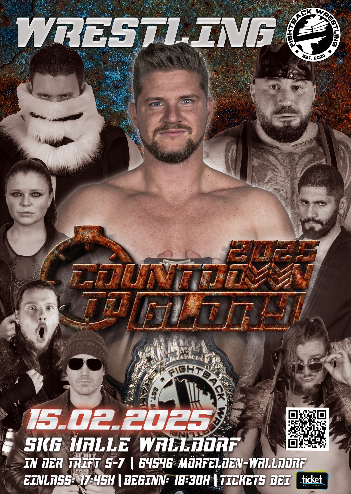 Resultados Fightback Wrestling 15 de febrero 2025 | Countdown To Glory 2025