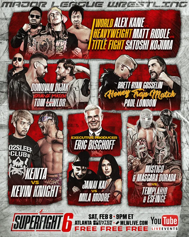 Resultados Major League Wrestling 8 de febrero 2025 │Superfight 6