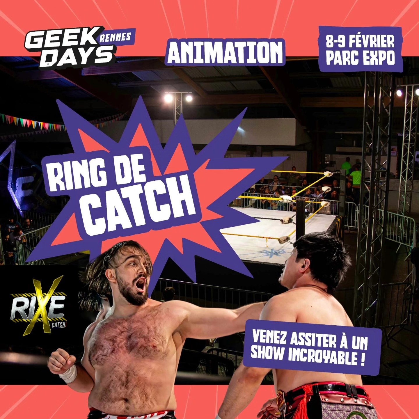 Resultados Rixe Catch 8 de febrero 2025 | Geek Day Festival - Tag 1