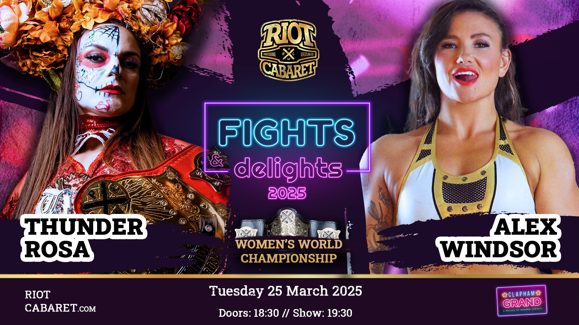 Thunder Rosa vs. Alex Windsor, anunciado para Riot Cabaret