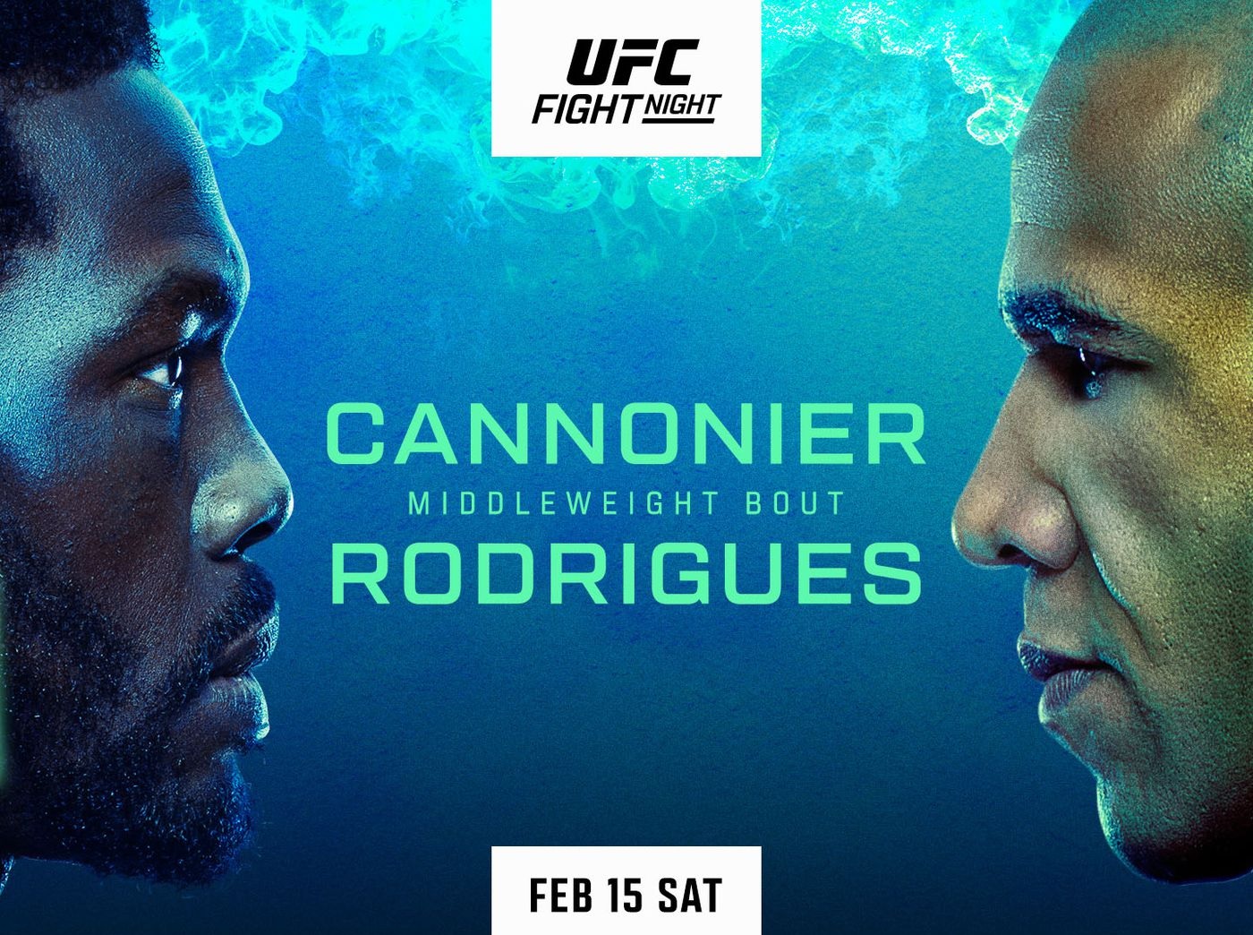 Cartel UFC Vegas 102: Cannonier vs Rodrigues | Superluchas