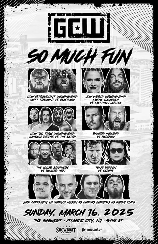 Resultados Game Changer Wrestling 16 de marzo 2025 | So Much Fun 2025