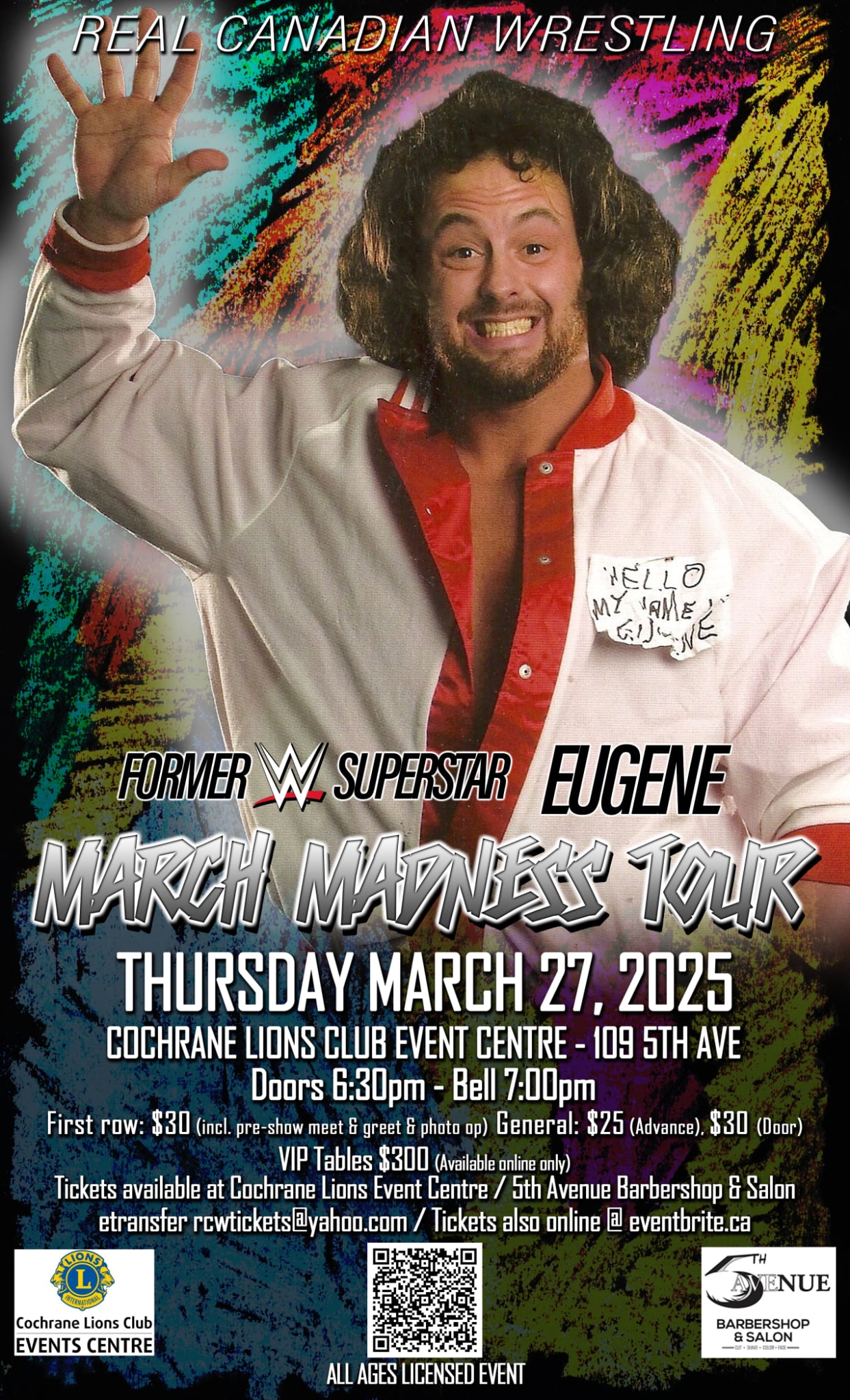 Resultados Real Canadian Wrestling 27 de marzo 2025 | Madness Tour