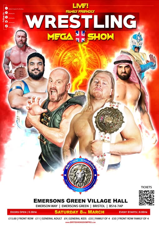 Resultados British Kingdom Pro-Wrestling 11 de mayo 2025