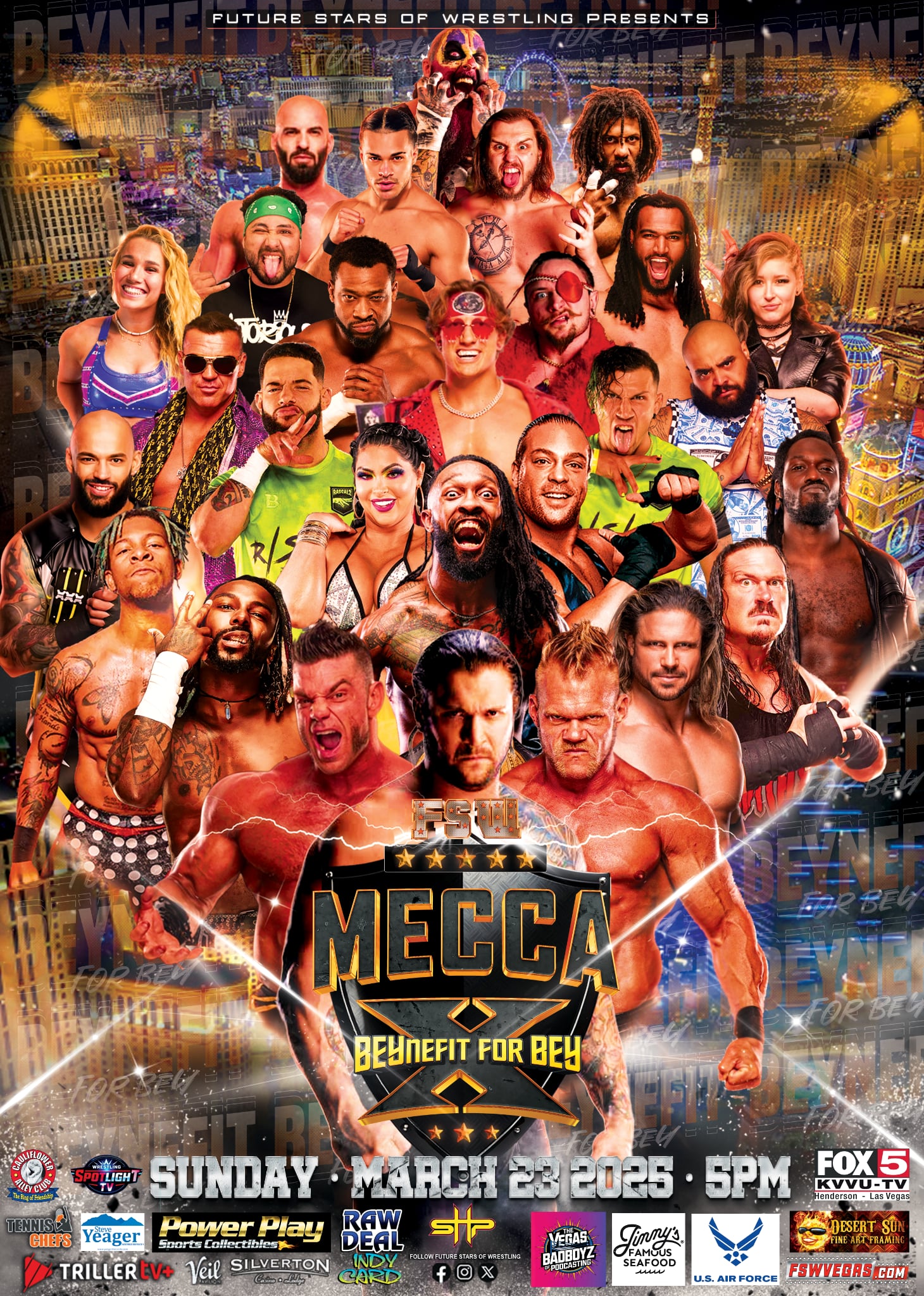 Luchadores de TNA, WWE y AEW, unidos por Chris Bey | Superluchas