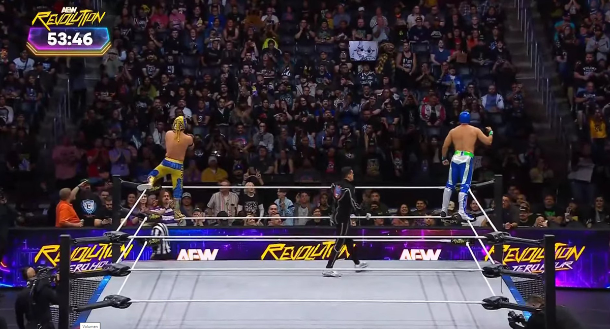 Komander y Hologram se llevan la victoria en AEW Revolution 2025 | Superluchas