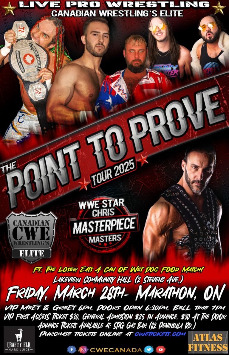 Resultados Canadian Wrestling’s Elite 28 de marzo 2025