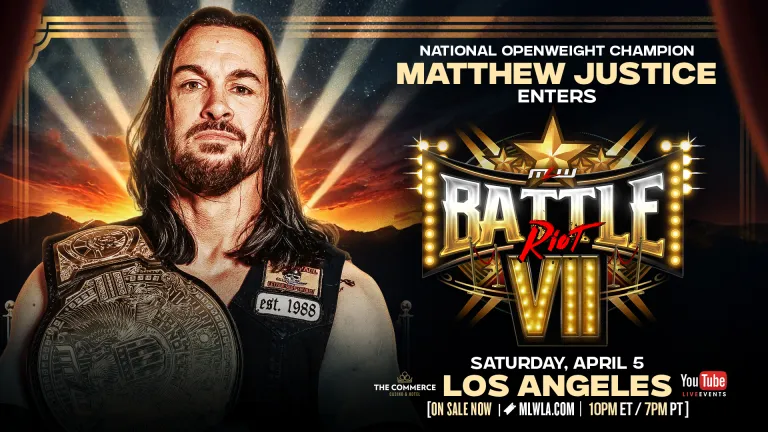 Matthew Justice agregado al MLW Battle RIOT VII | Superluchas