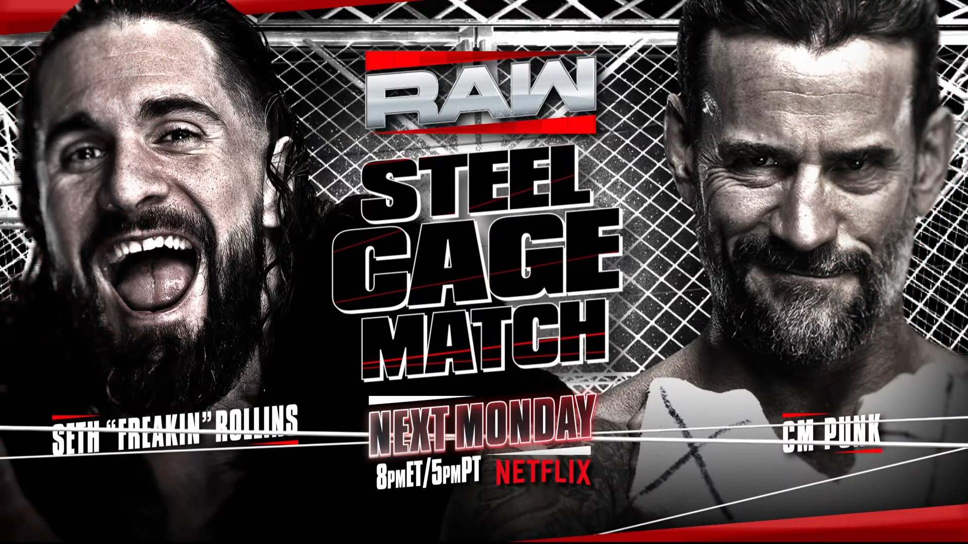 CM Punk y Seth Rollins, lucha en jaula en Raw | Superluchas