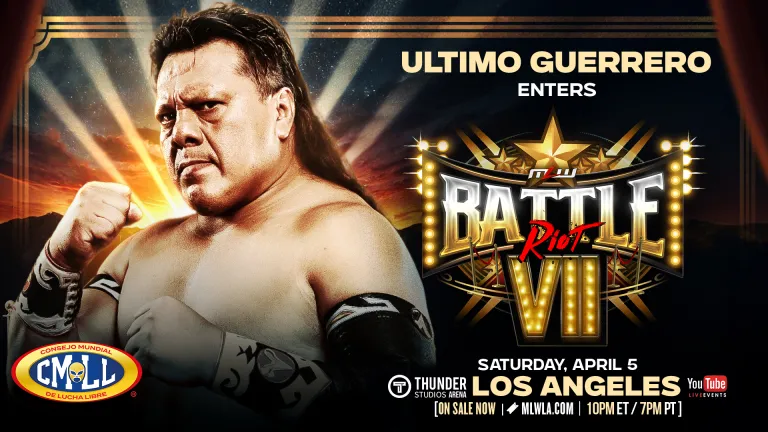 Último Guerrero agregado al MLW Batte RIOT VII | Superluchas