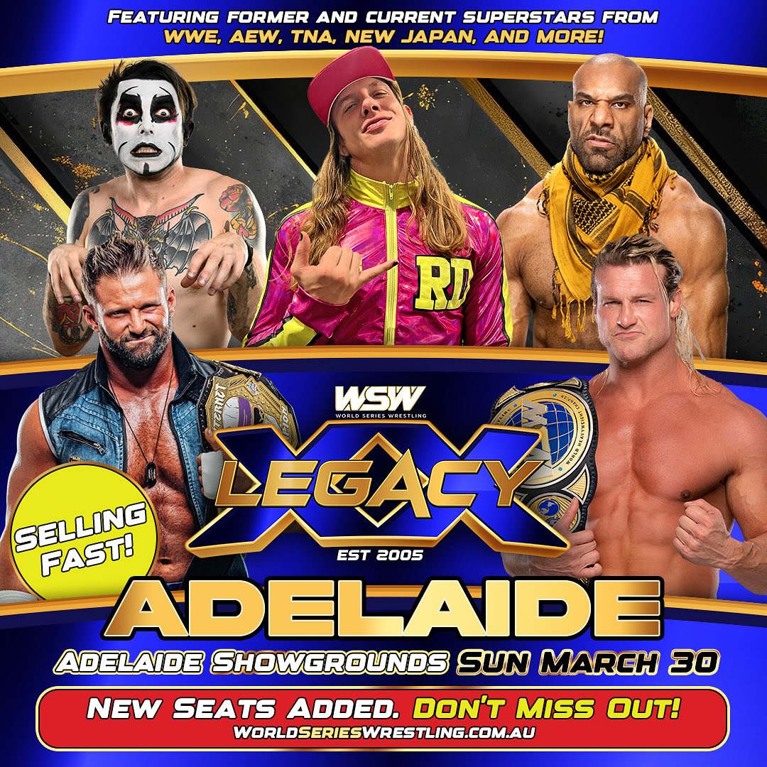 Resultados World Series Wrestling 30 de marzo 2025 | Legacy – Tag 3