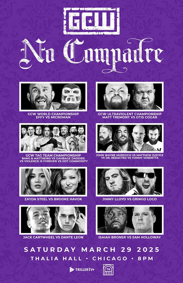 Resultados Game Changer Wrestling 29 de marzo 2025 | No Compadre 2025