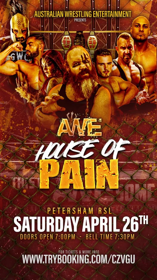 Resultados Australian Wrestling Entertainment 26 de abril 2025