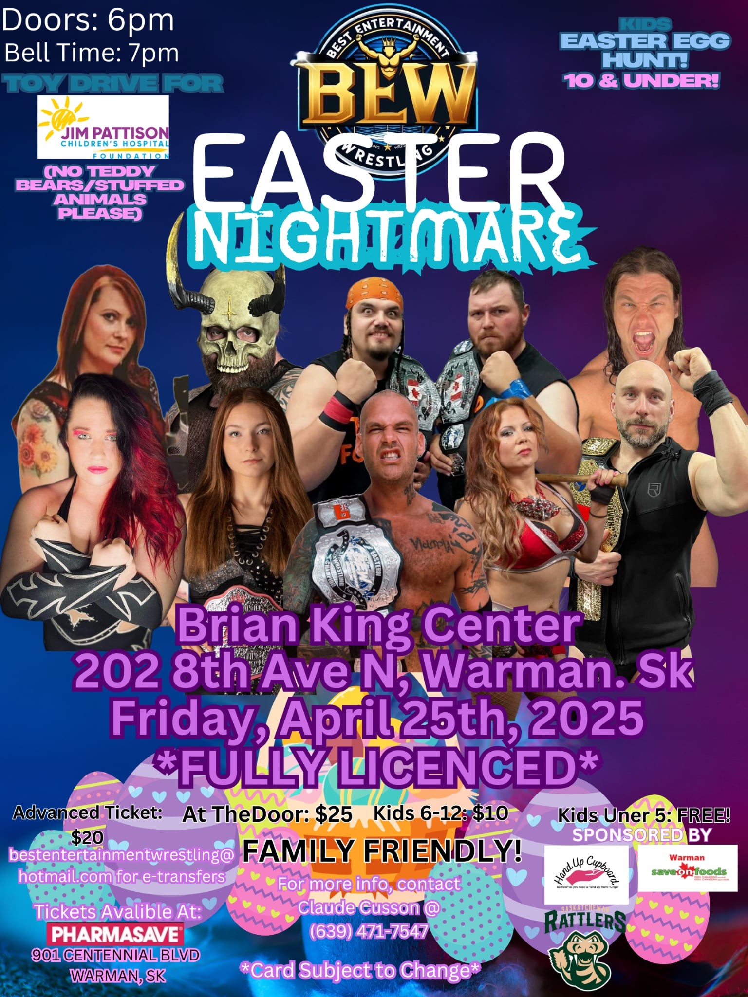 Resultados Best Entertainment Wrestling 25 de abril 2025 | Easter Nightmare