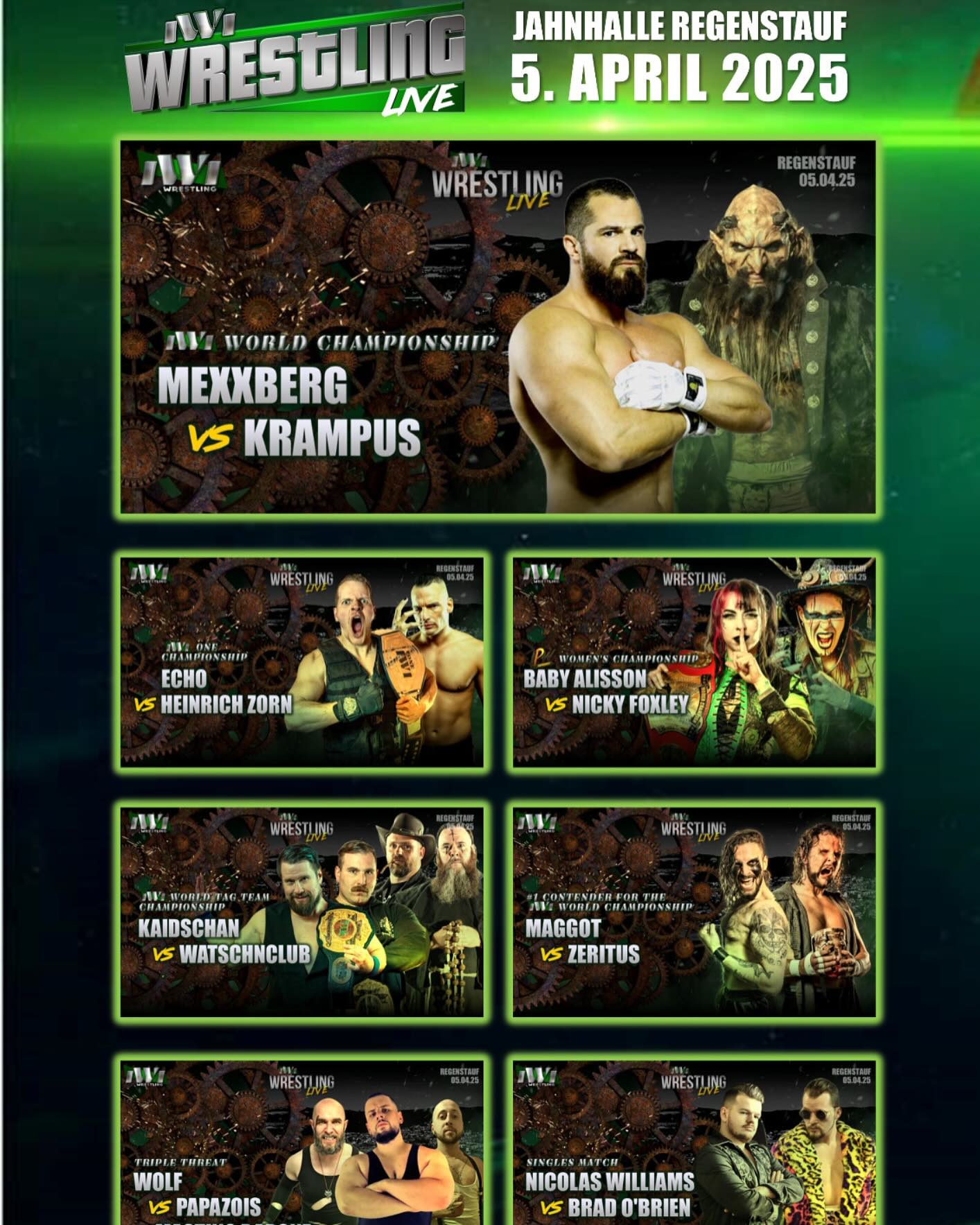 Resultados Independent Wrestling Innovation 5 de abril de 2025