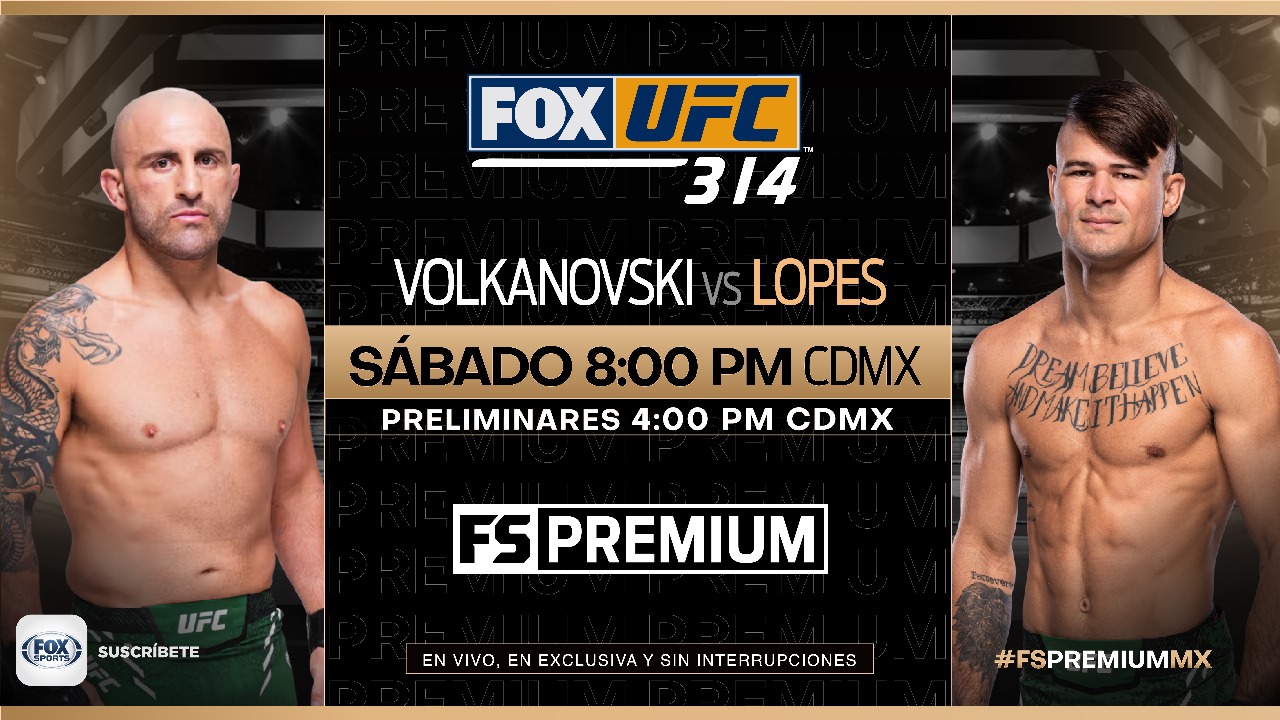UFC 314: Volkanovski vs Lopes | ¿Dónde ver en vivo? | Superluchas