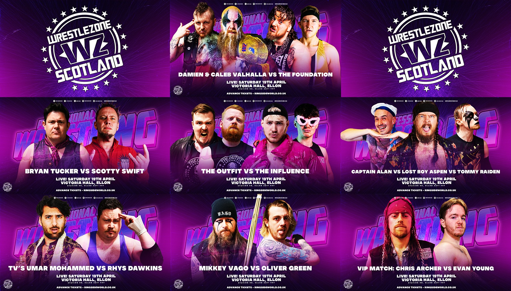 Resultados WrestleZone 19 de abril 2025 | Live Tour in Ellon