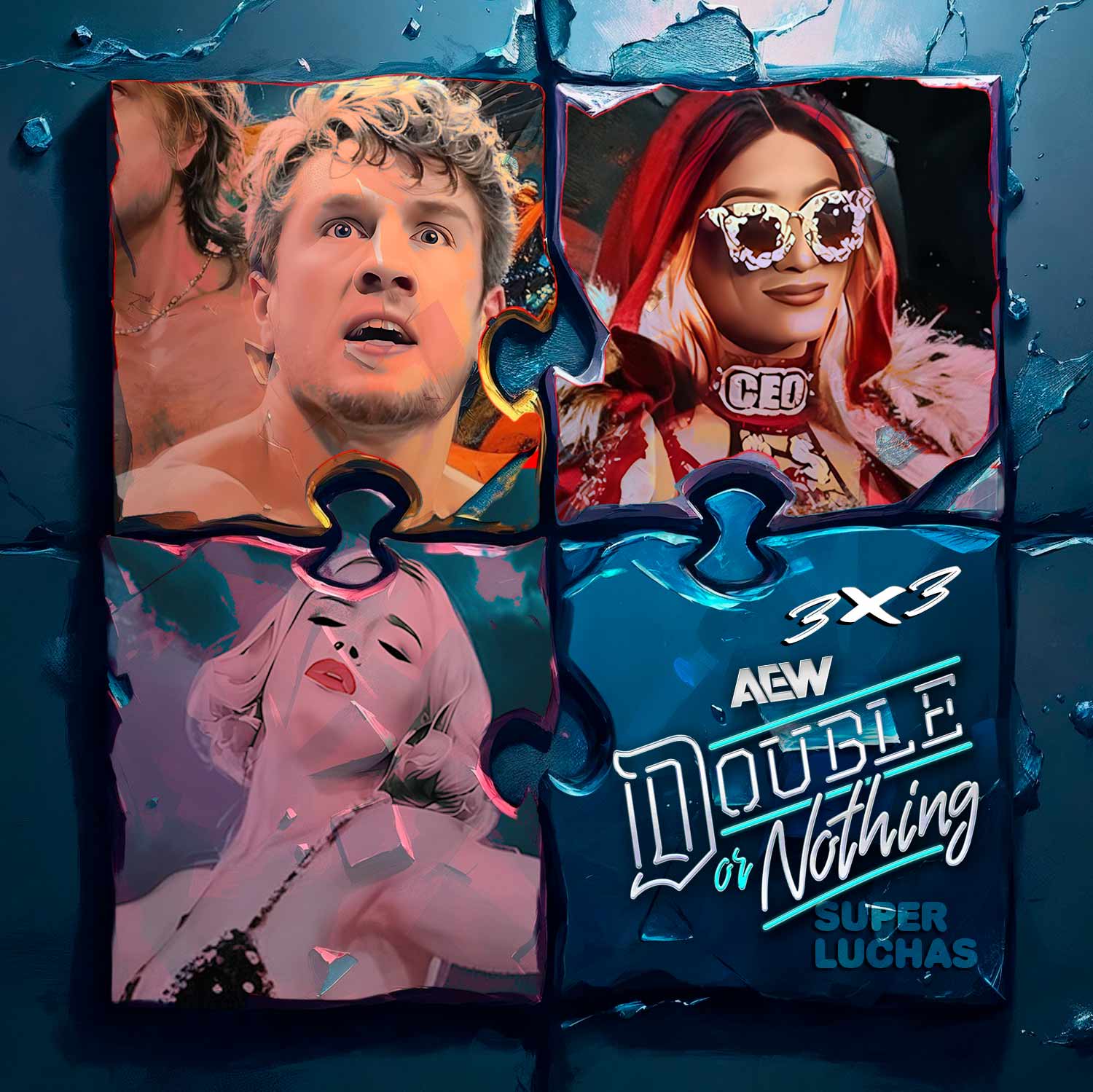 3×3: Lo mejor y lo peor de AEW DOUBLE OR NOTHING 2025 | Superluchas