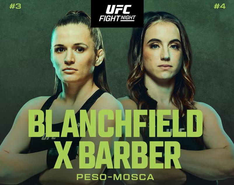 Cartel UFC Vegas 107: Blanchfield vs Barber | Superluchas