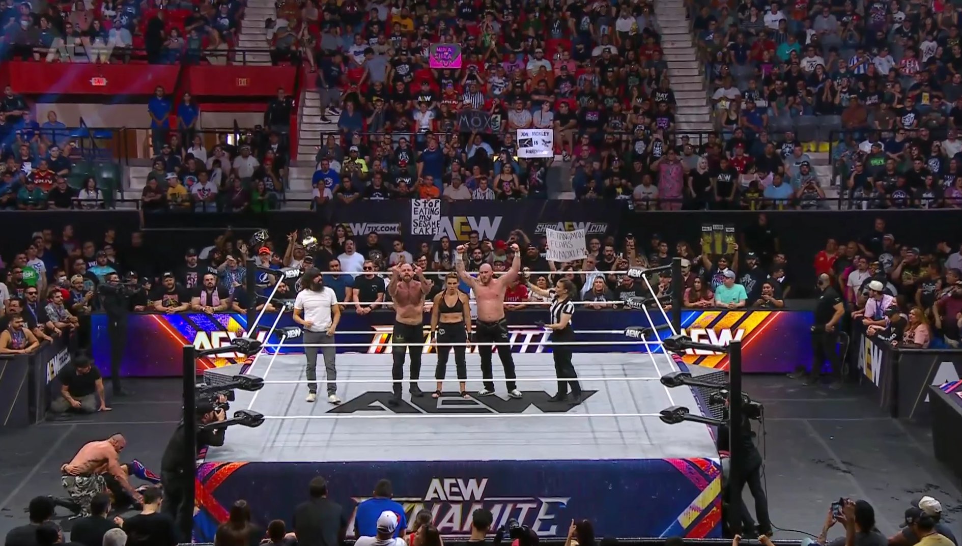 The Death Riders derrotan a Mike Bailey, Mark Briscoe y Willow ...