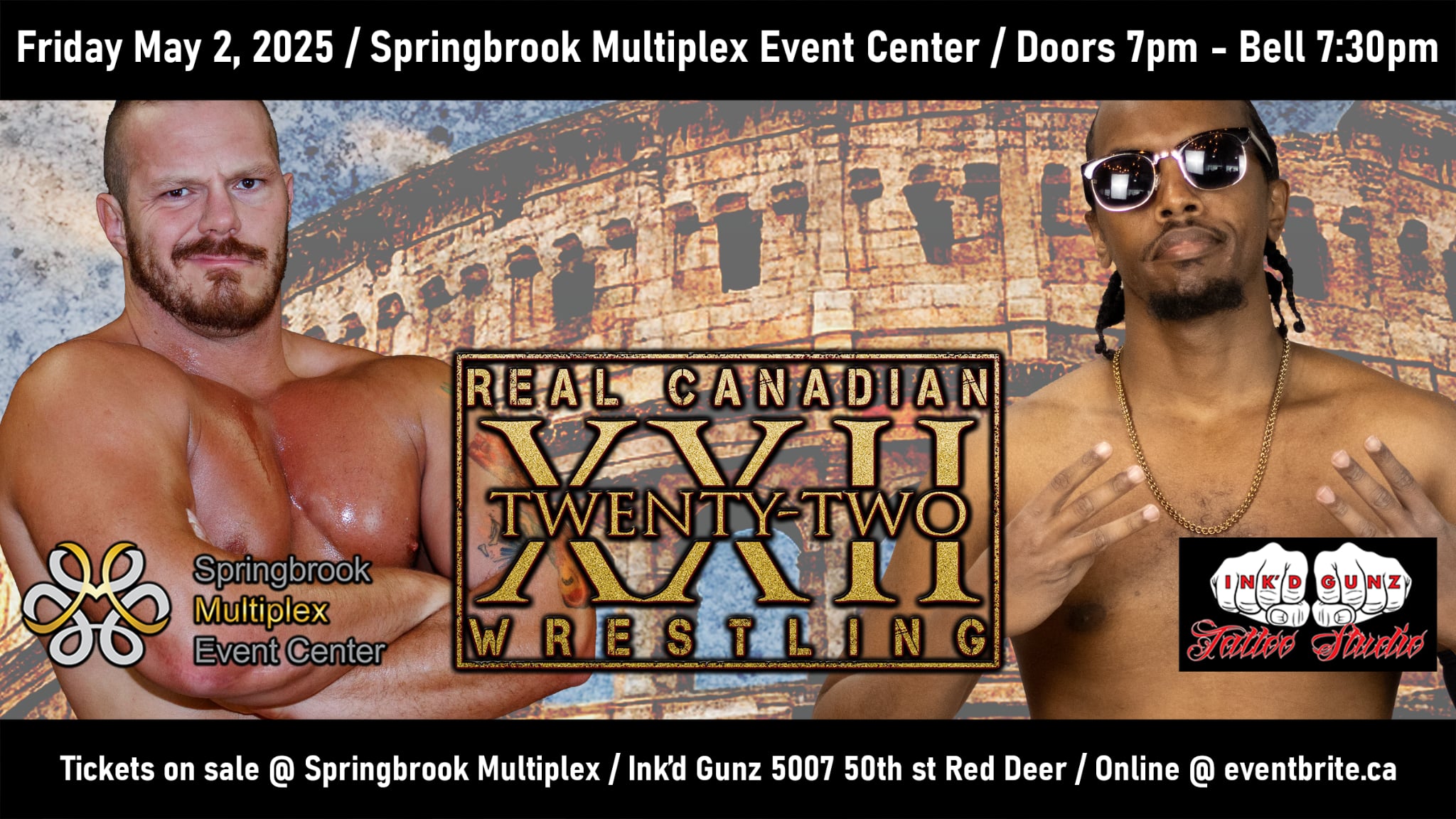 Resultados Real Canadian Wrestling 2 de mayo 2025