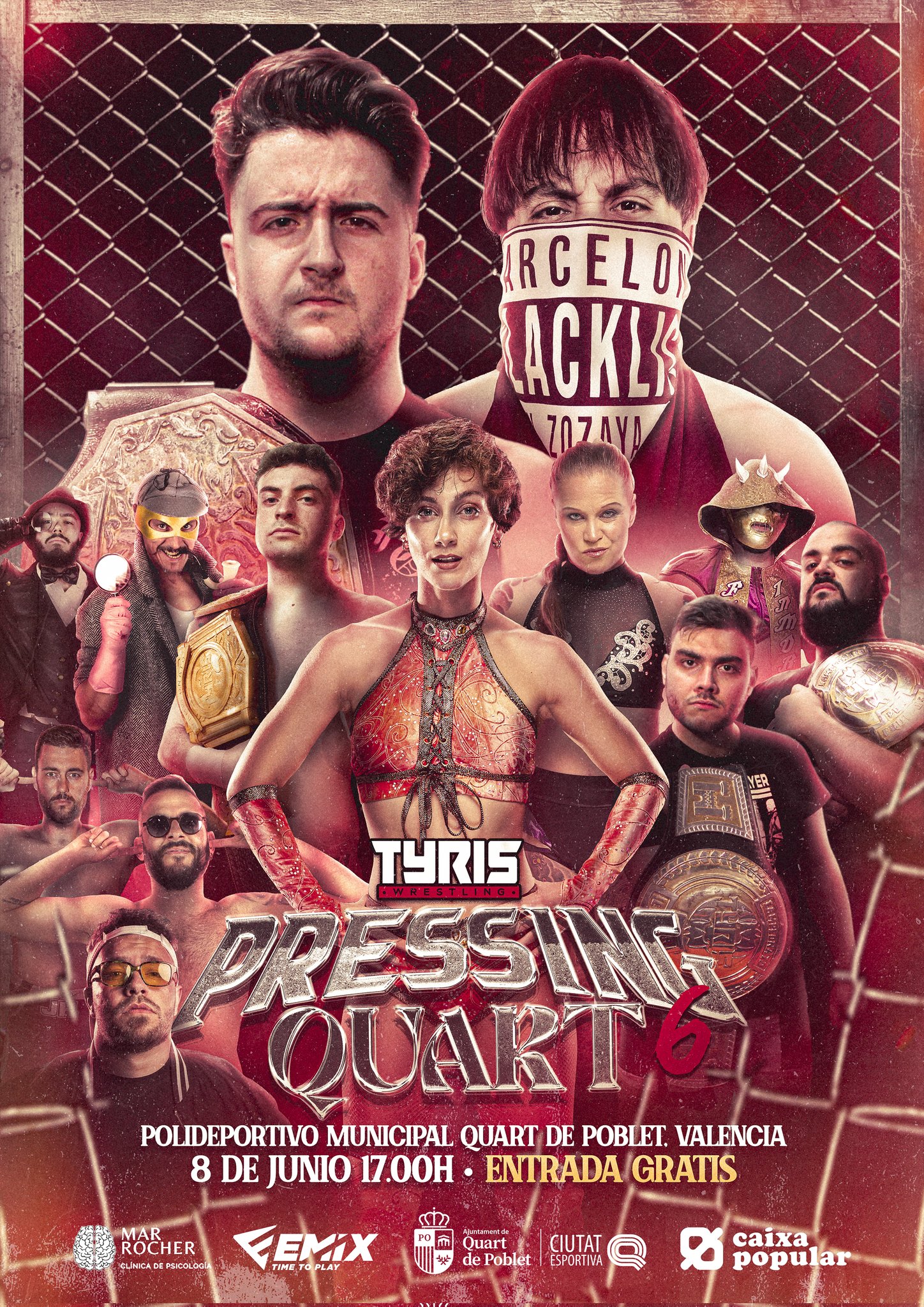 Resultados Tyris Wrestling Pressing Quart 6 | Superluchas