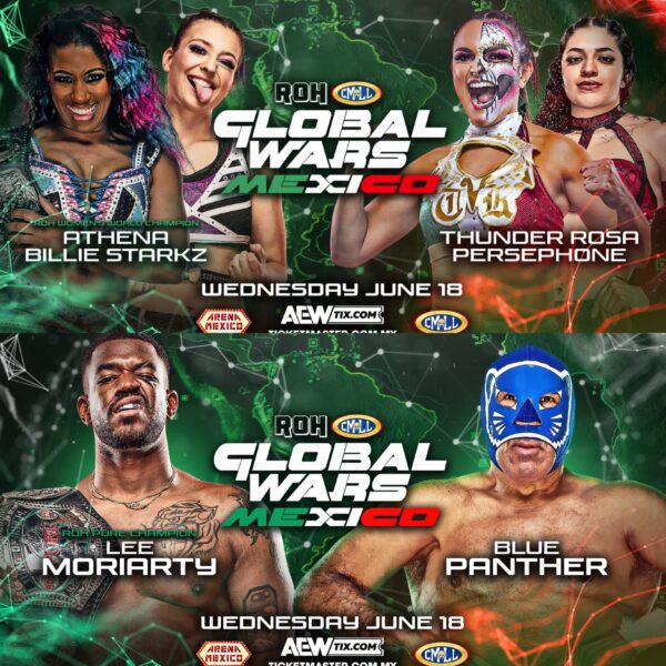 Anuncian primeras luchas para ROH Global Wars México | Superluchas