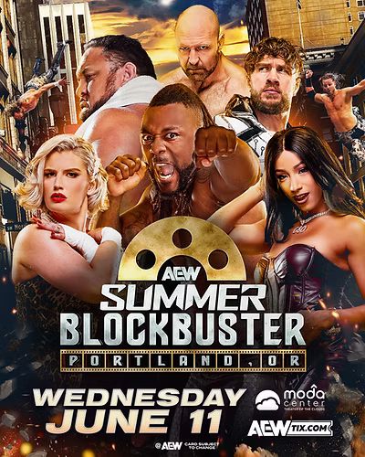 Summer Blockbuster: AEW prepara otro enorme cartel
