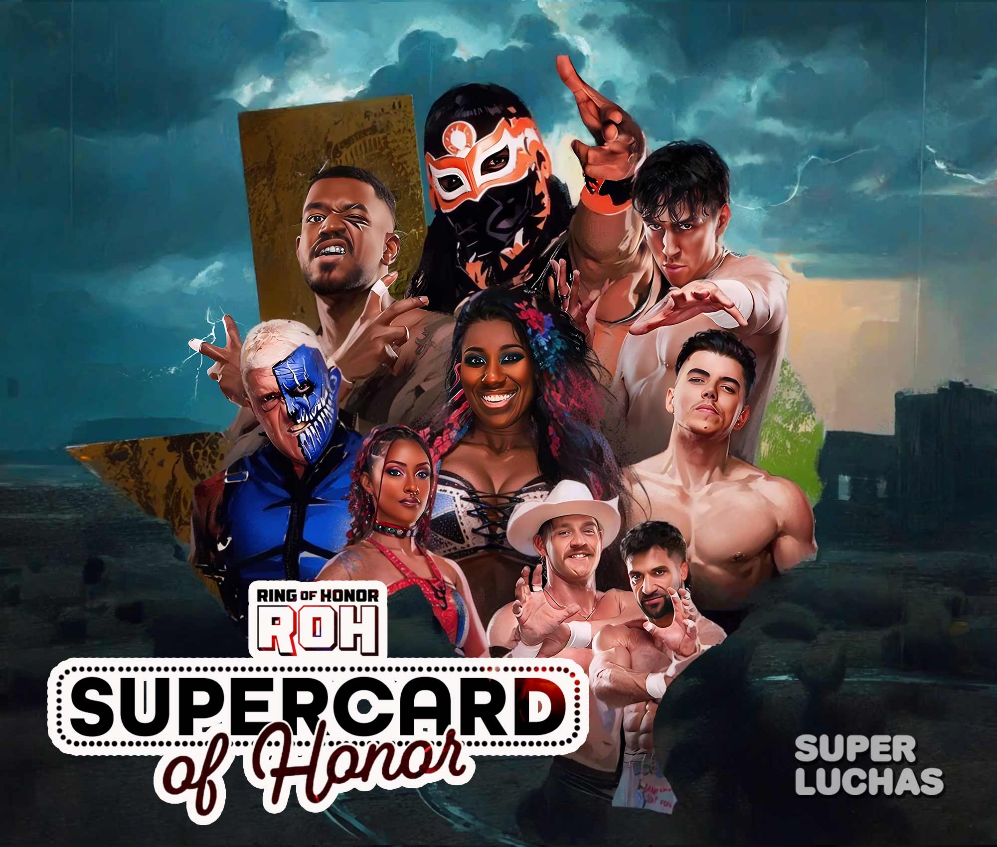Resultados ROH Supercard of Honor 2025 | Superluchas